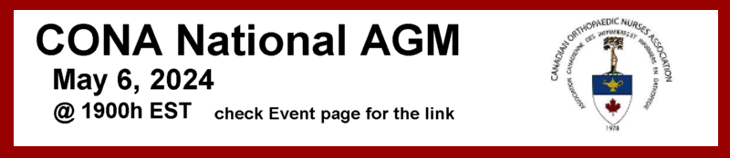 About CONA - Canadian Orthopaedic Nurses Association
